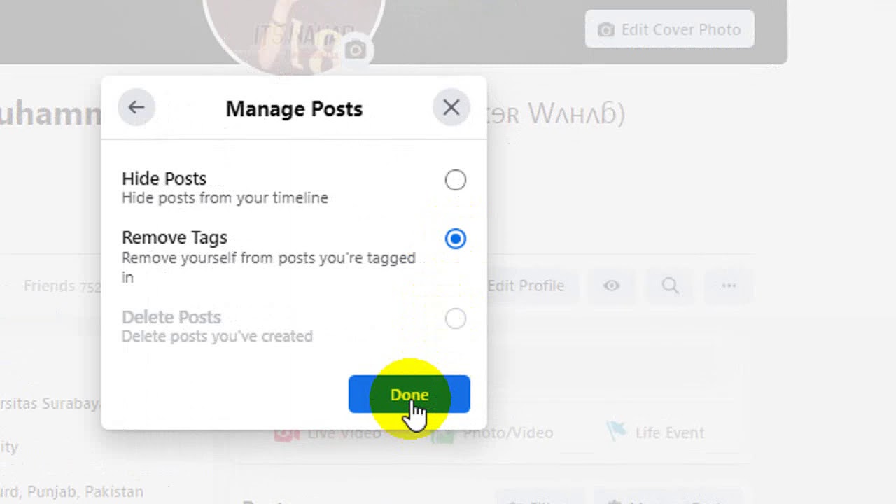 HOW TO REMOVE ALL TAG POST ONLY ONE CLICK - YouTube