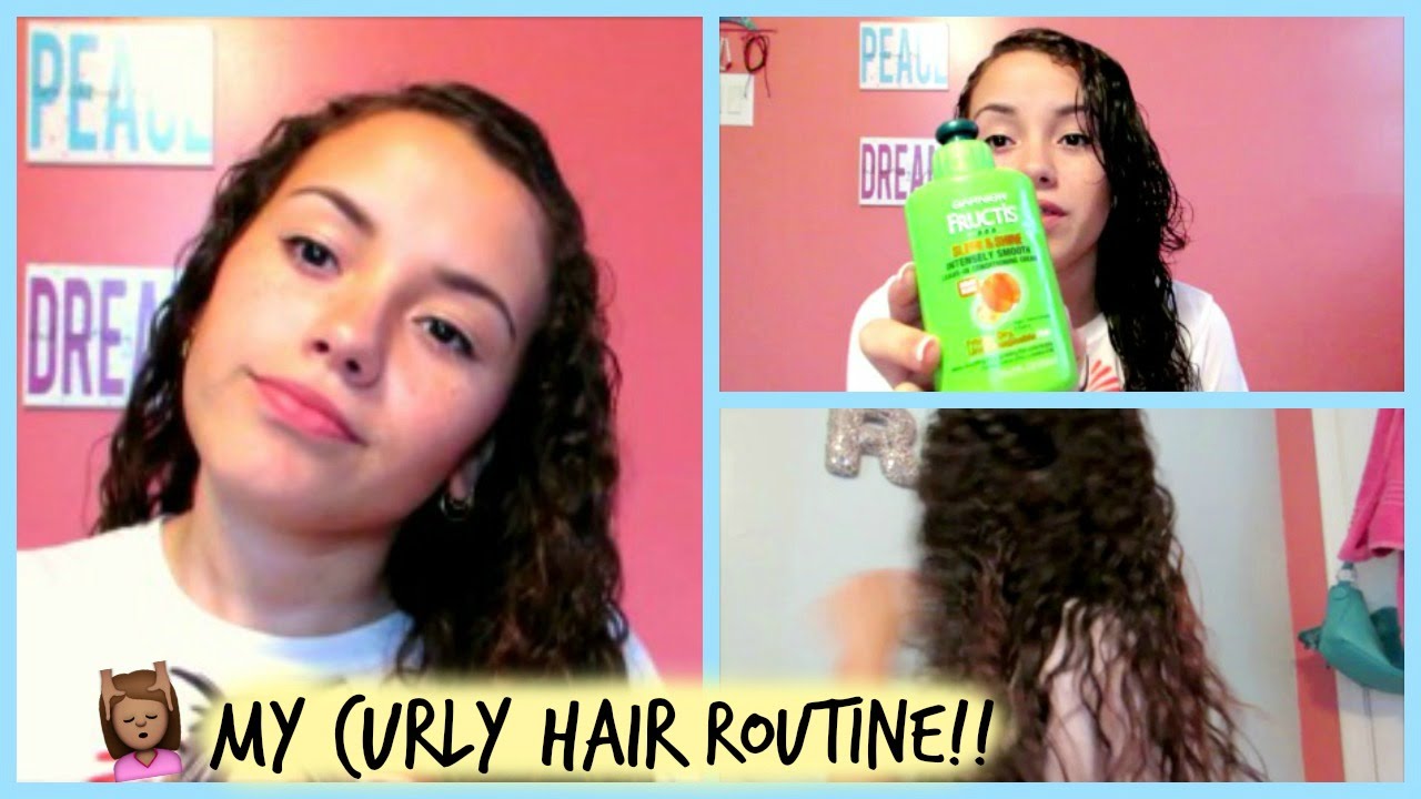 My Curly Hair Routine! - YouTube