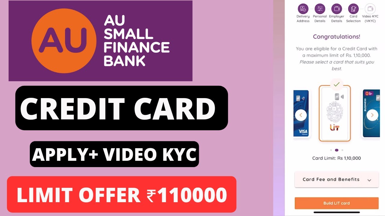 Au Bank Credit Card Apply | Without Income Proof Credit Card | Au Small ...
