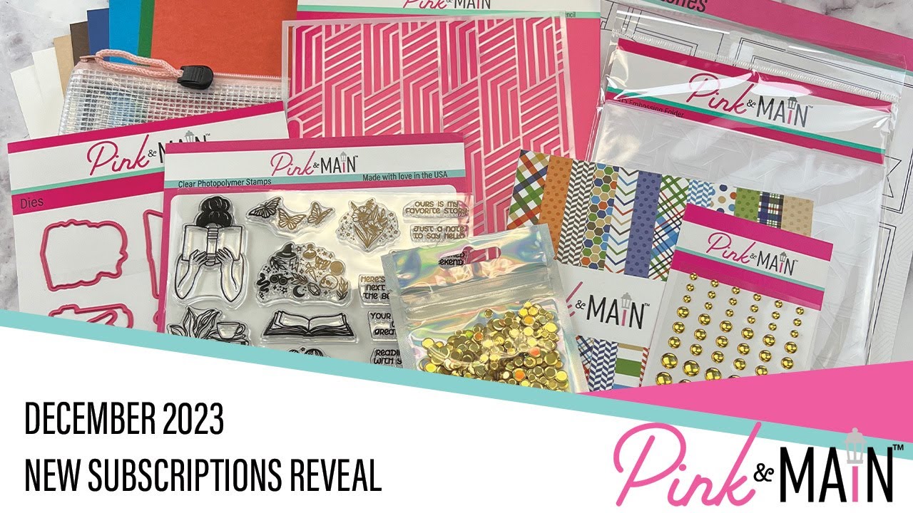 Pink and Main New Subscriptions Reveal | December 2023 - YouTube