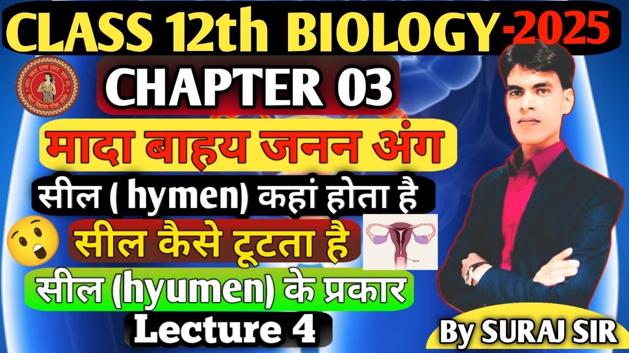 Human Reproduction System | Biology Chapter 3 | Lucture 4 | Biology ...