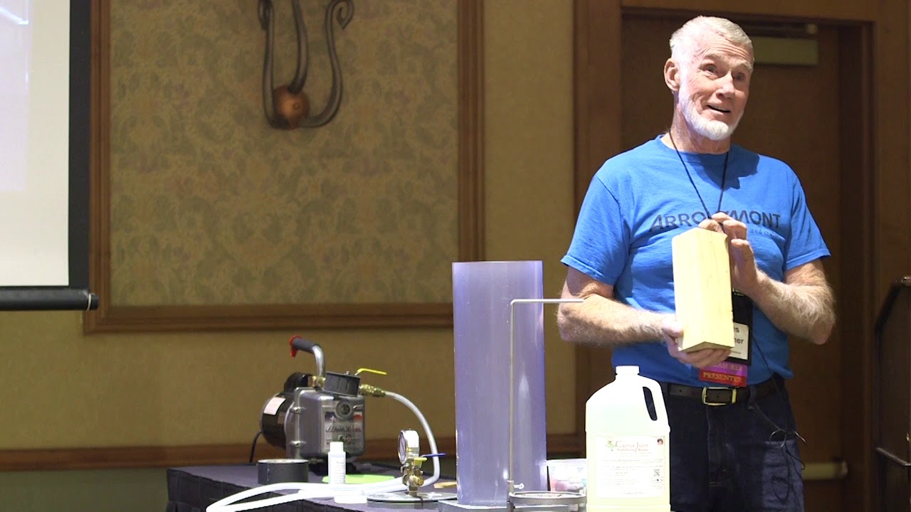 Charles Waggoner - Resin stabilized turning stock - YouTube