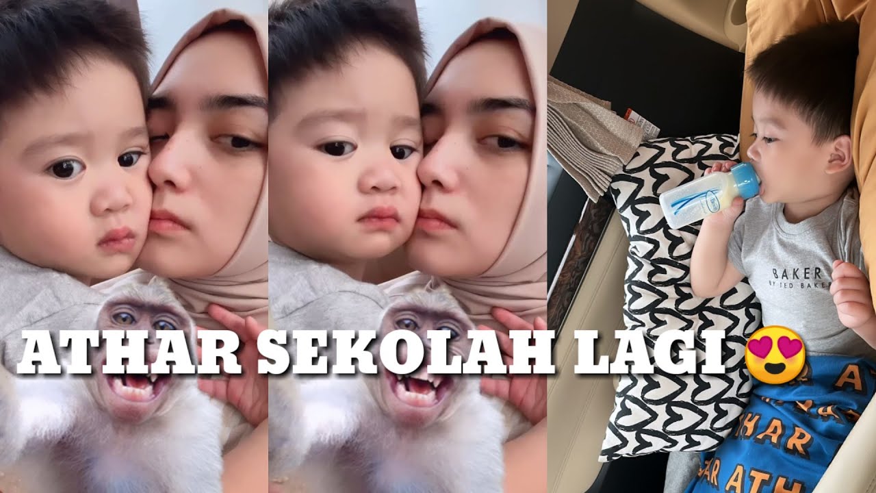 ATHAR SI GANTENG SIBUK SEKOLAH LAGI 😍 MASYAALLAHTABARAKALLAH - YouTube