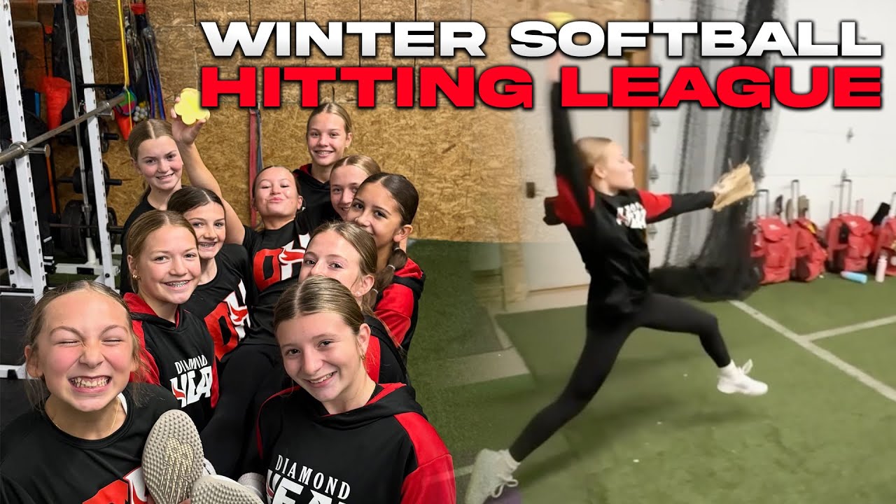 12u Travel Softball Winter Hitting League - YouTube