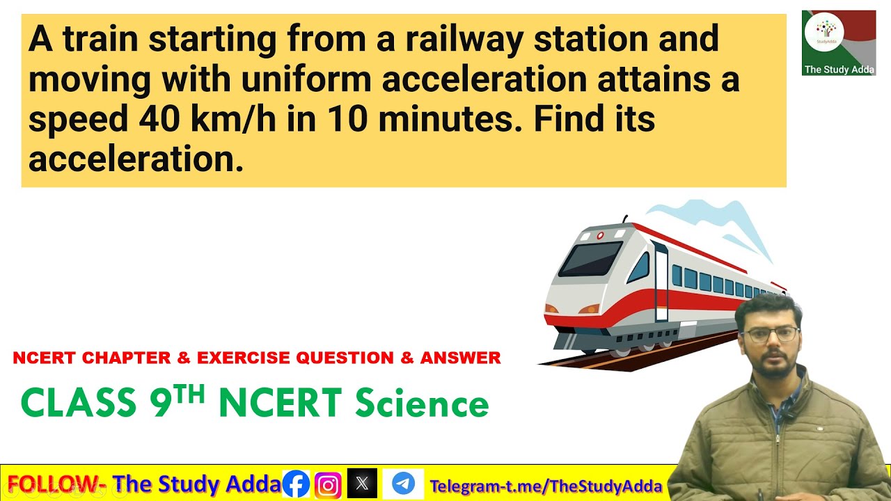 3. A train starting from a railway station and moving with uniform ...