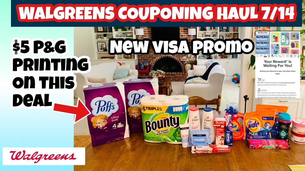 WALGREENS HAUL/ New Visa promo / lots of easy deals. Lear Walgreens ...