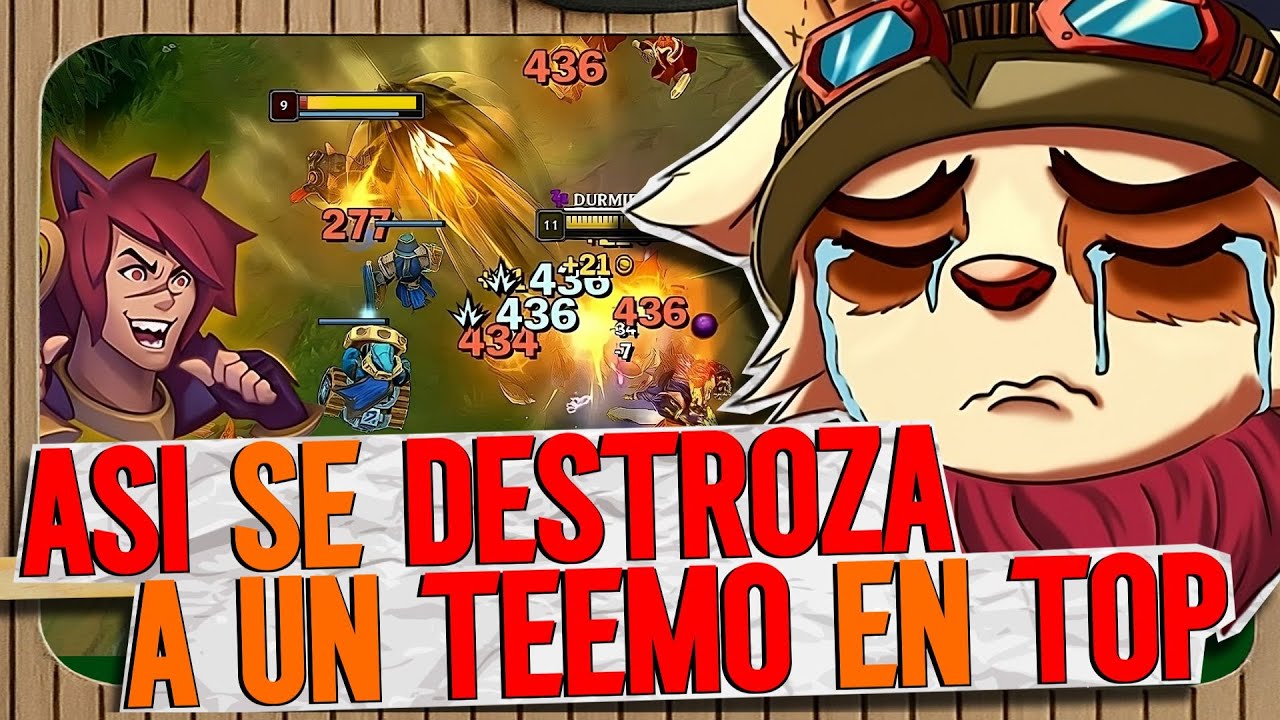 TEEMO TERMINO LLORANDO??!! Sett vs Teemo - YouTube