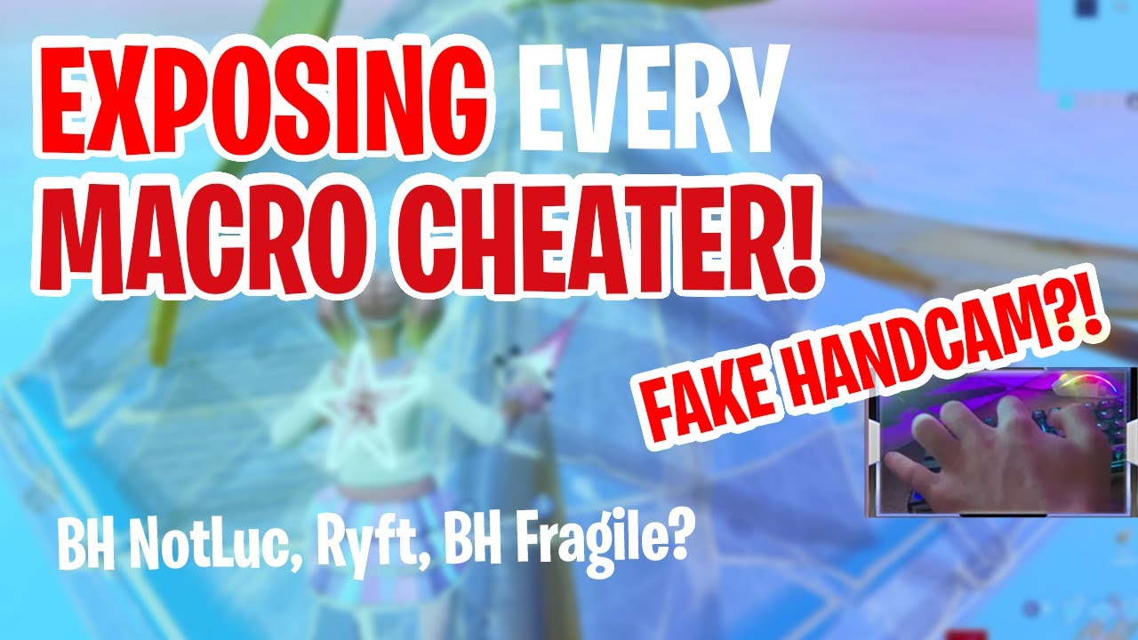 EVERY *FAST EDITOR* IN FORTNITE IS CHEATING WITH MACROS?!?! (Exposing ...