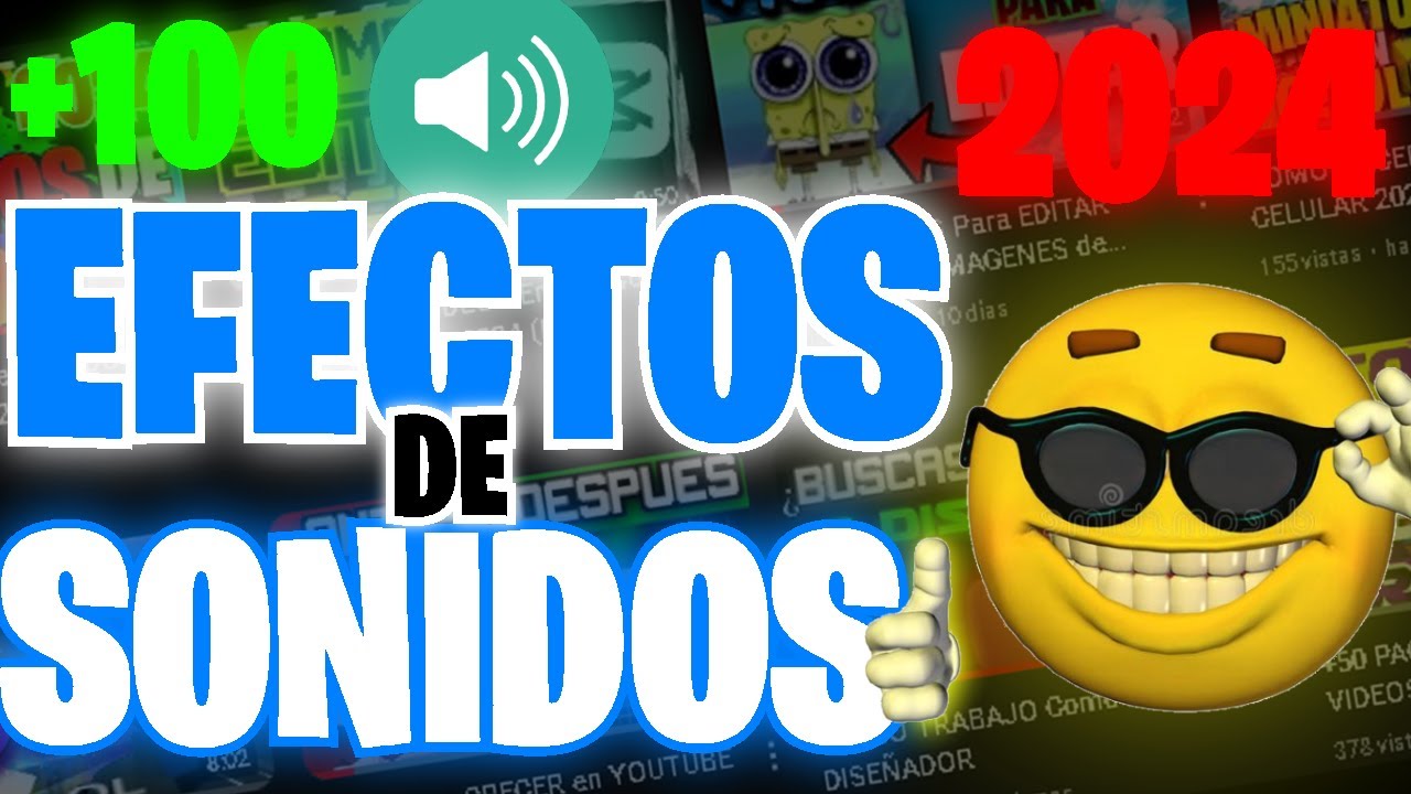 PACK De EFECTOS De SONIDOS Para VIDEOS 2024 - YouTube