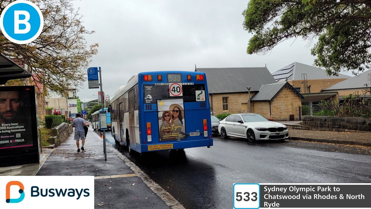 Busways North West Ryde 1831 ST Mercedes Benz O500LE CNG Custom Coaches ...