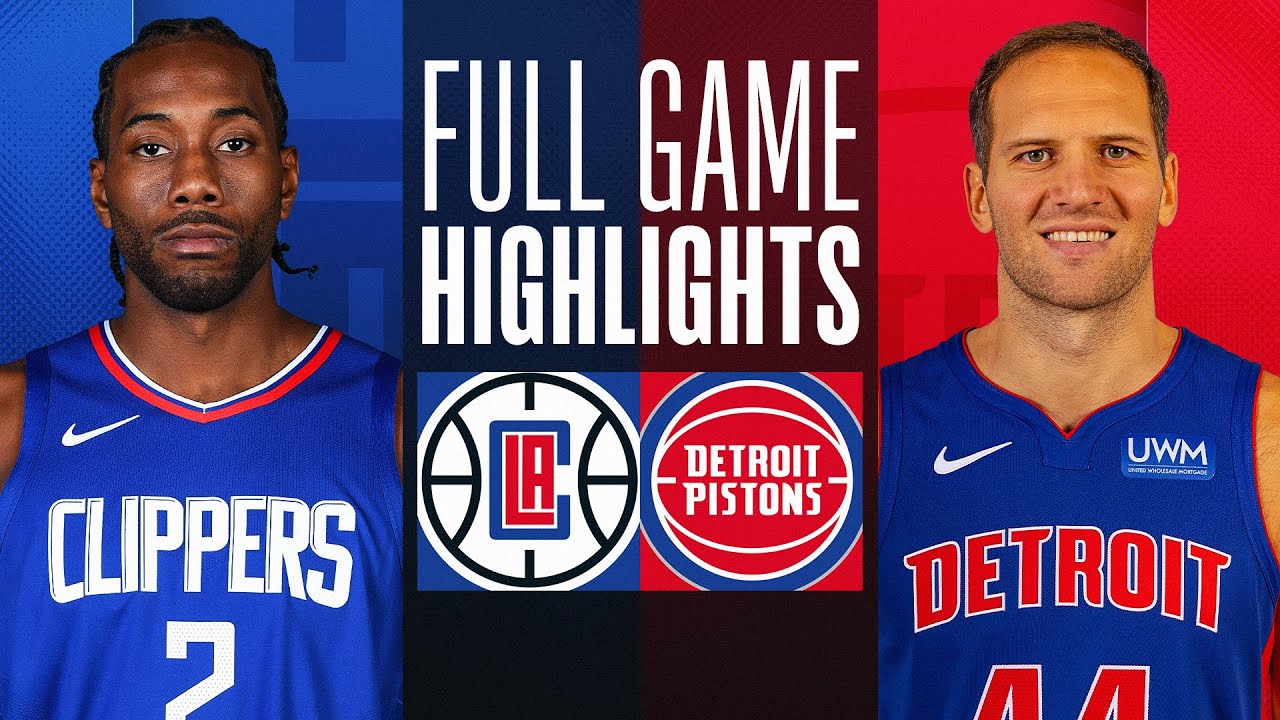 CLIPPERS at PISTONS | FULL GAME HIGHLIGHTS | February 2, 2024 - YouTube