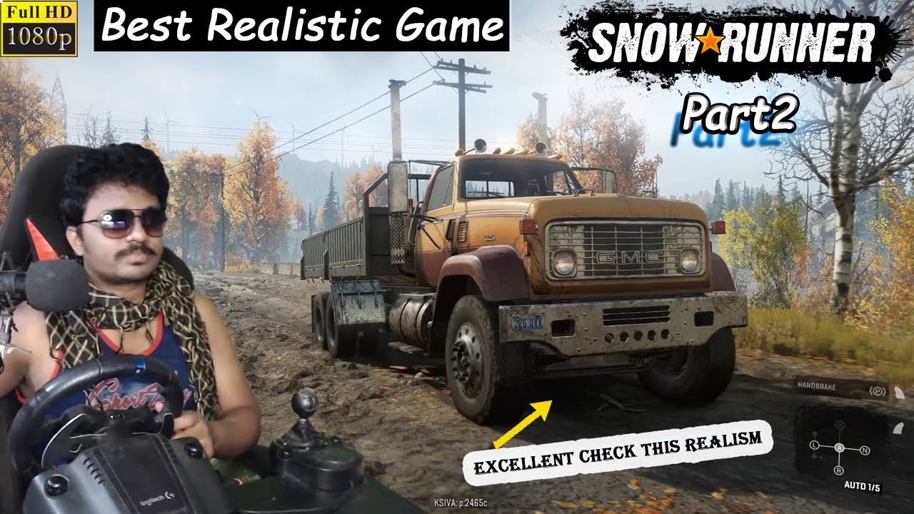 Top1 Best OffRoad Game Realistic Physics Snow Runner Part2 in Telugu ...