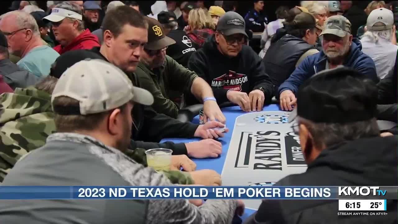 16th Annual ND Texas Hold’em Poker Championship tournament begins - YouTube