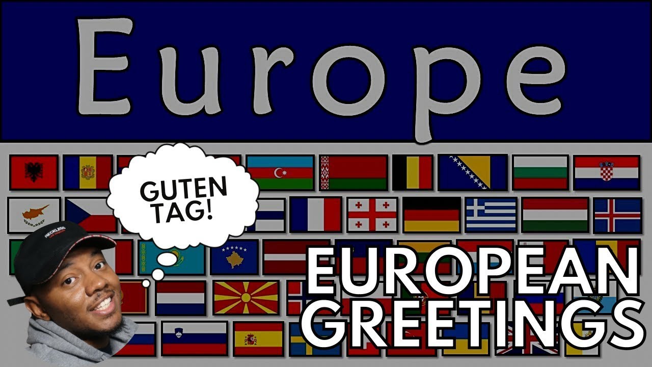 EUROPEAN LANGUAGES GREETINGS! American Learns European Languages - YouTube