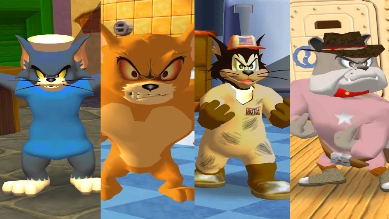 Tom and Jerry War of the Whiskers: Tom vs M.Jerry vs Butch vs Spike ...