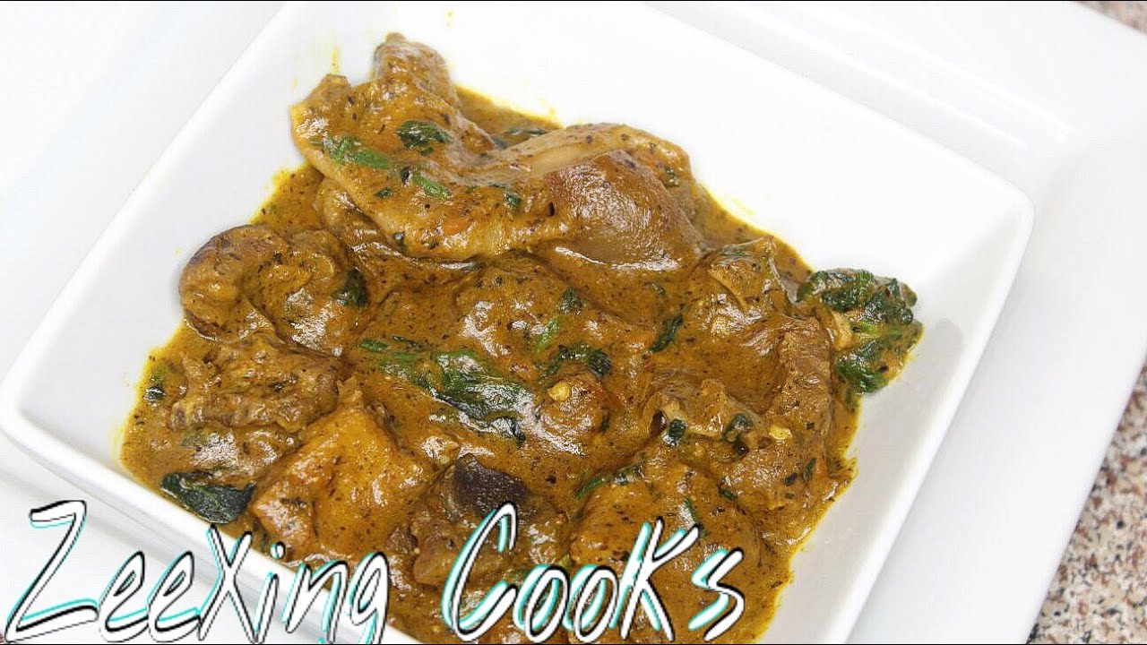 How to cook Ogbono soup (Obe Apon) - YouTube