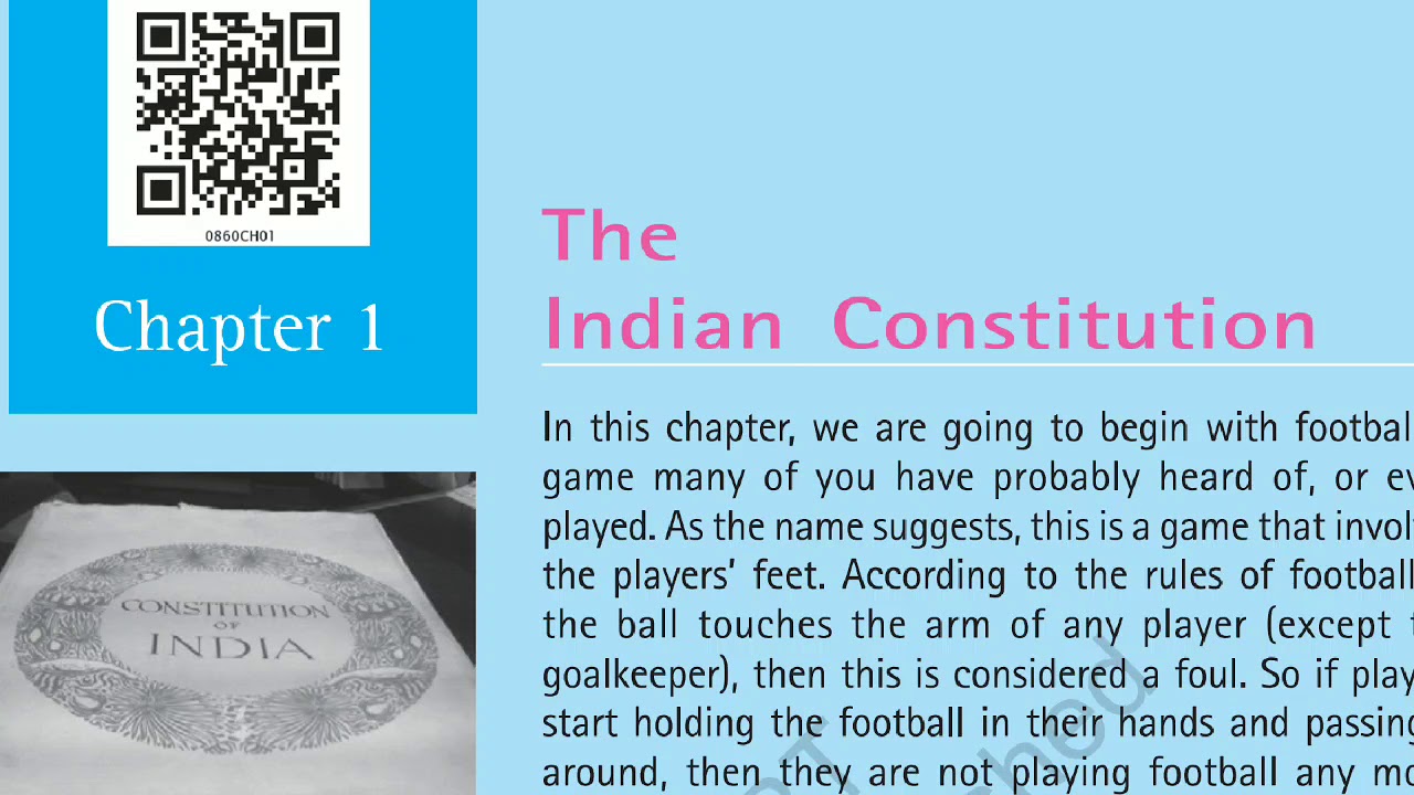 CLASS 8 CIVICS CHAPTER 1 PART 1 The Indian Constitution - YouTube