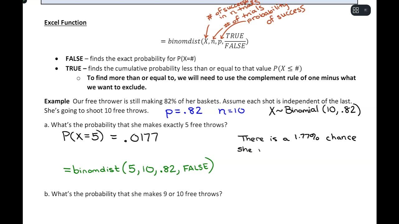 The Binomial Model with Excel - YouTube