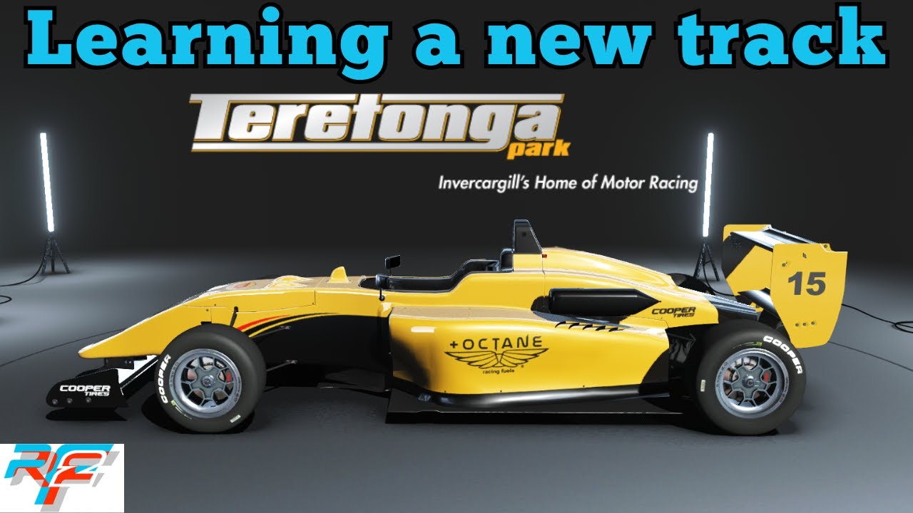 rF2 Tatuus USF-17 TereTonga Park - Learning a new track in 20 minutes ...