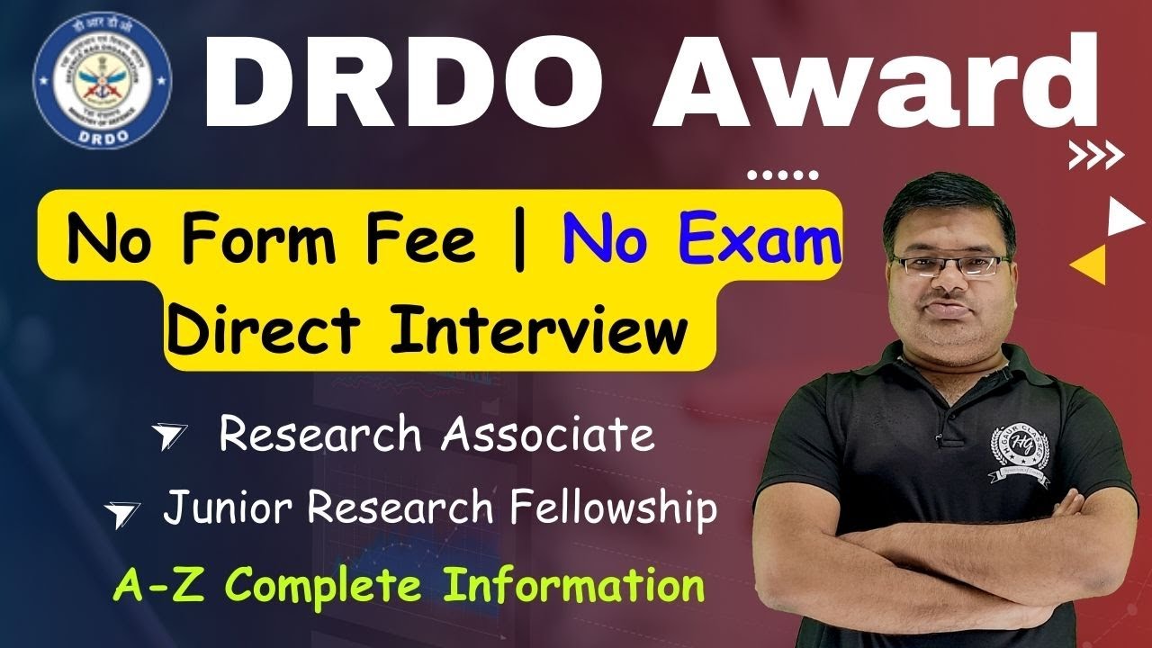 DRDO Award For M.Sc. Chemistry Students | No Exam | No Form Fees ...