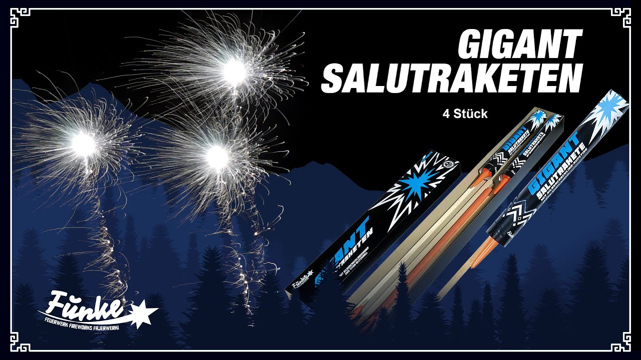 Titanium Salute Rockets "Gigant" - CE F3 [Batch 2021] - YouTube