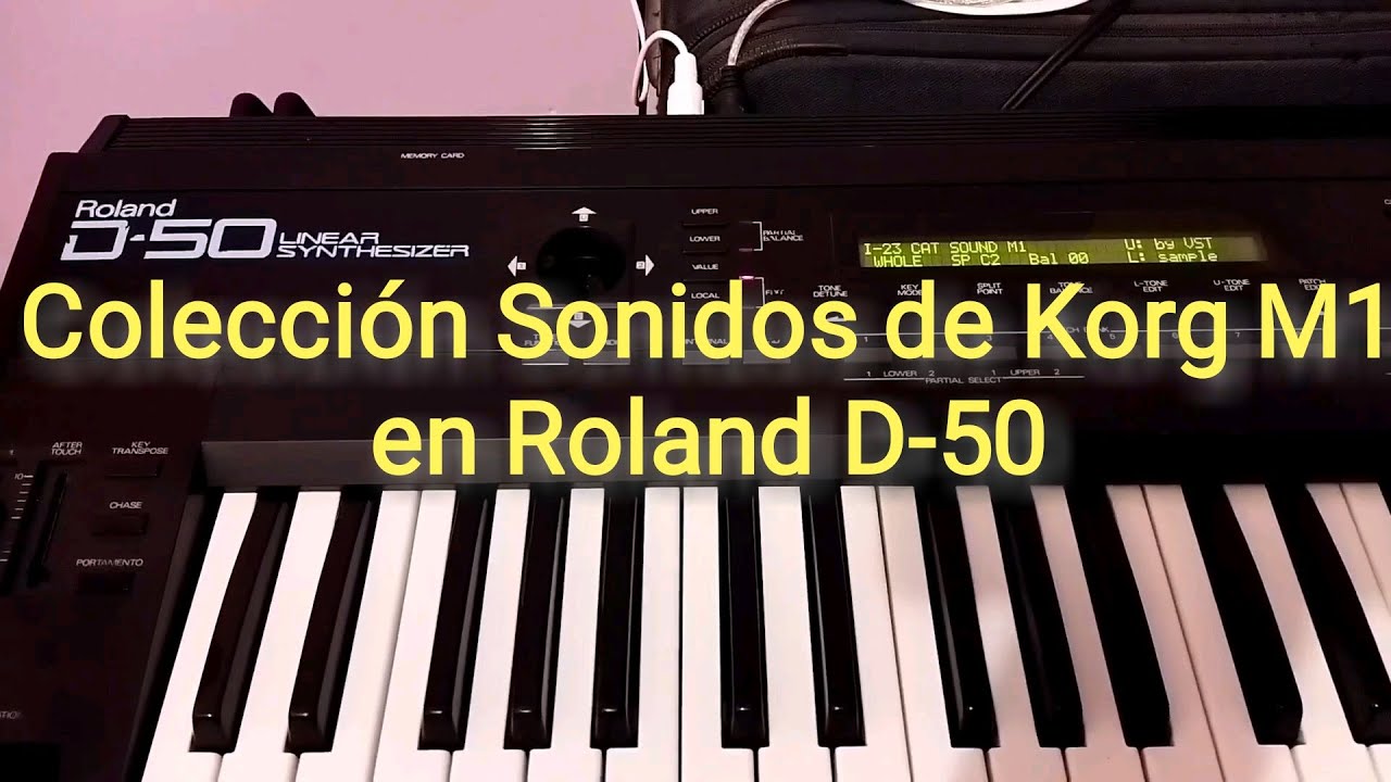 Colección Sonidos de Korg M1 en Roland D-50 - YouTube