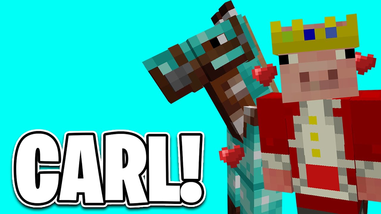 Technoblade FINDS his long lost HORSE Carl! (Dream SMP) - YouTube