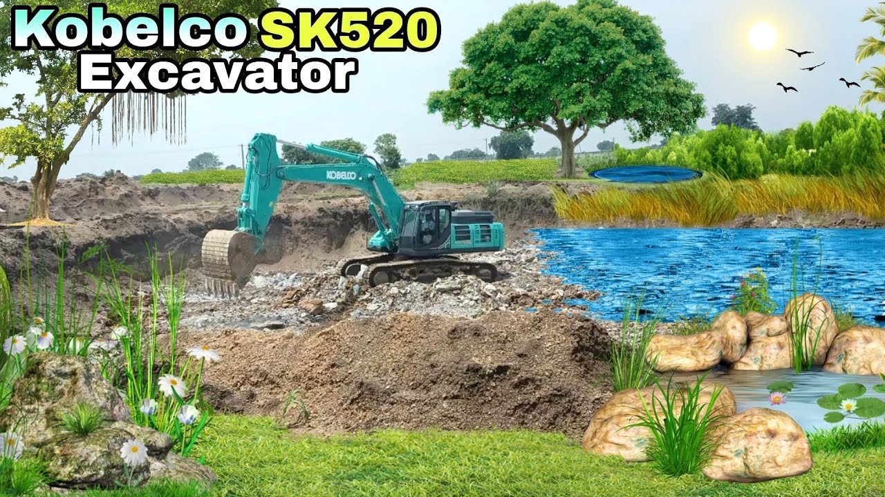 Kobelco SK520 Excavator || Kobelco Excavator || Kobelco Excavator ...