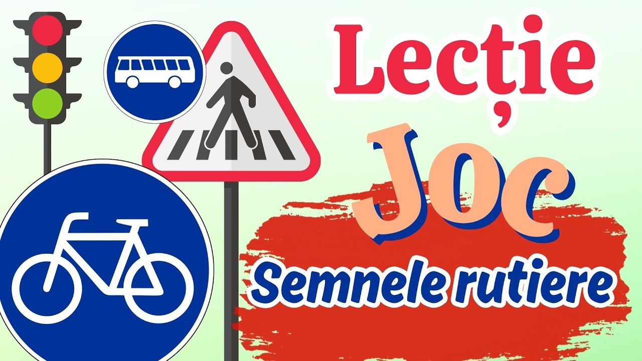 Semnele rutiere. Lecție despre semnele de circulație pentru copiii de ...