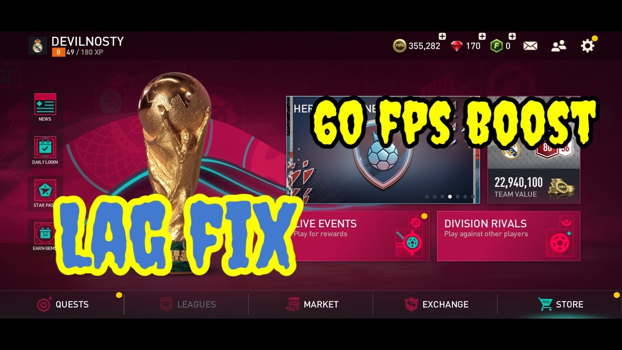 Best FIFA 23 MOBILE Settings for Lag fix and 60fps boost in EA FIFA ...