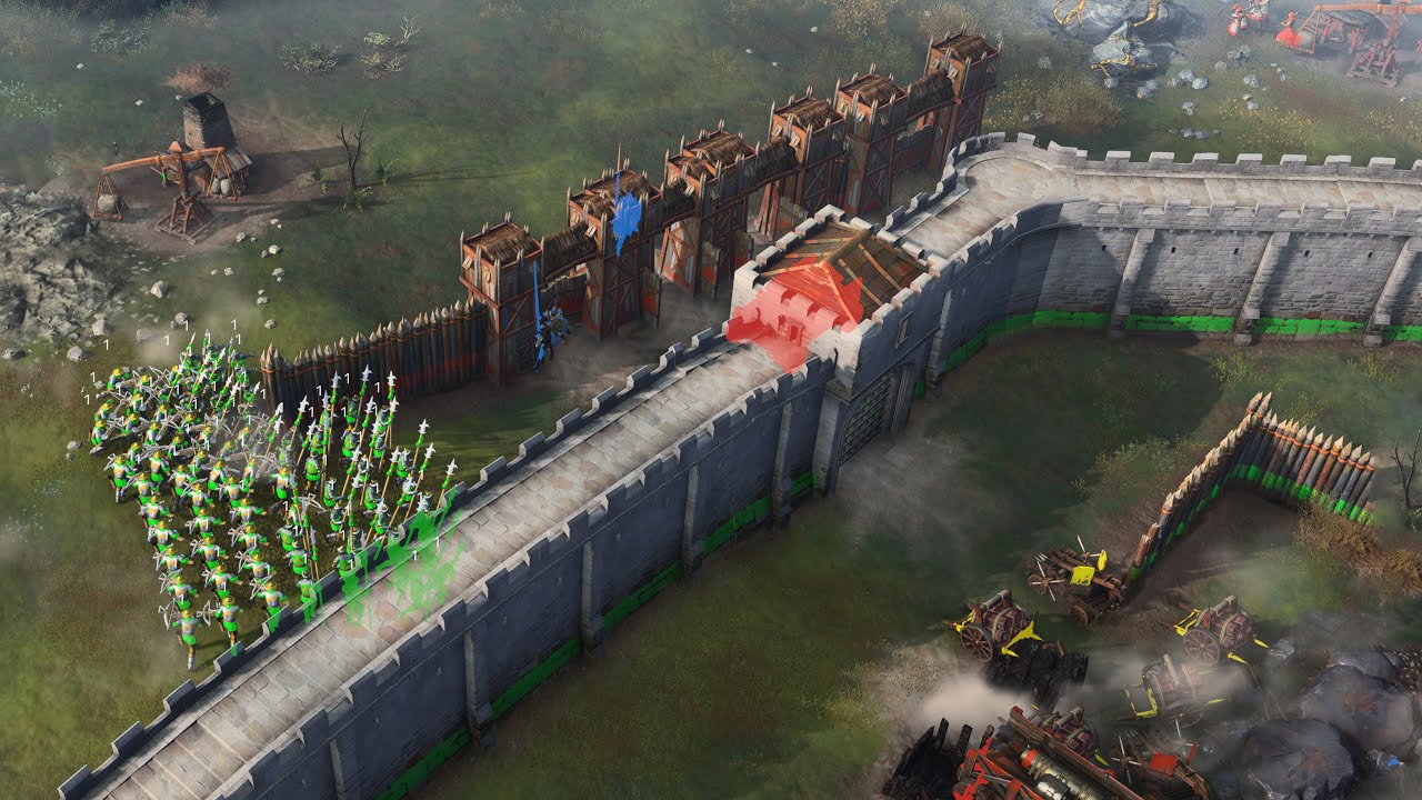 Age of Empires 4 - 4v4 MASSIVE CLASH OF ARMIES | Multiplayer Gameplay ...