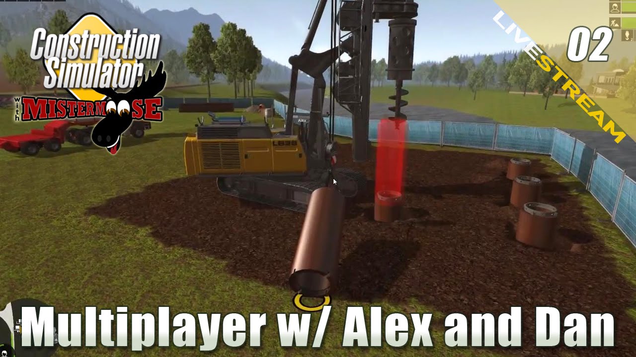Construction Simulator Live! - Multiplayer with The Northern Alex - YouTube