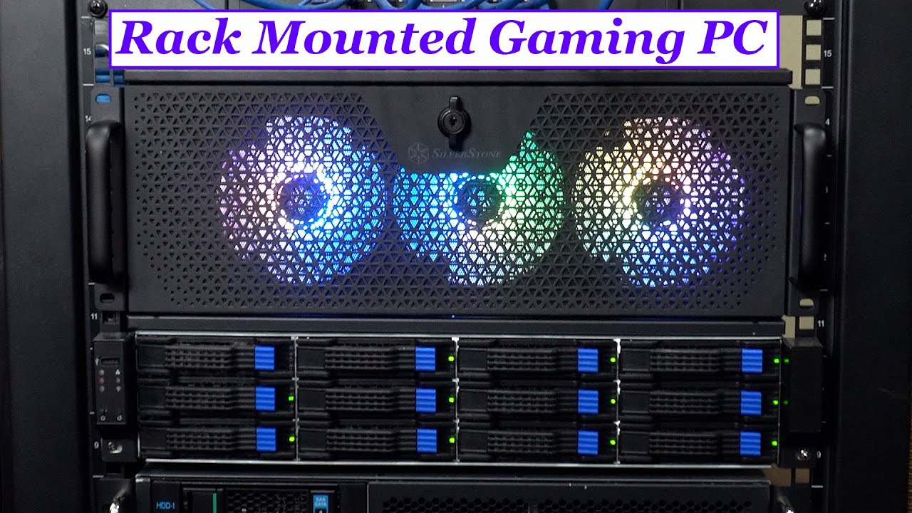 Rack Mounted Gaming PC- Rosewill RM 44 Case Review - YouTube