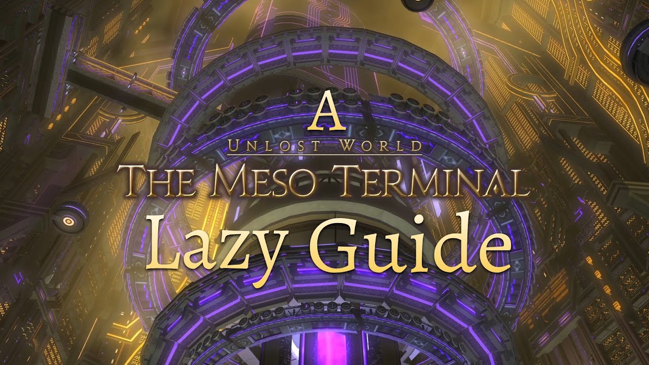 FFXIV | How to be Lazy in Meso Terminal - YouTube