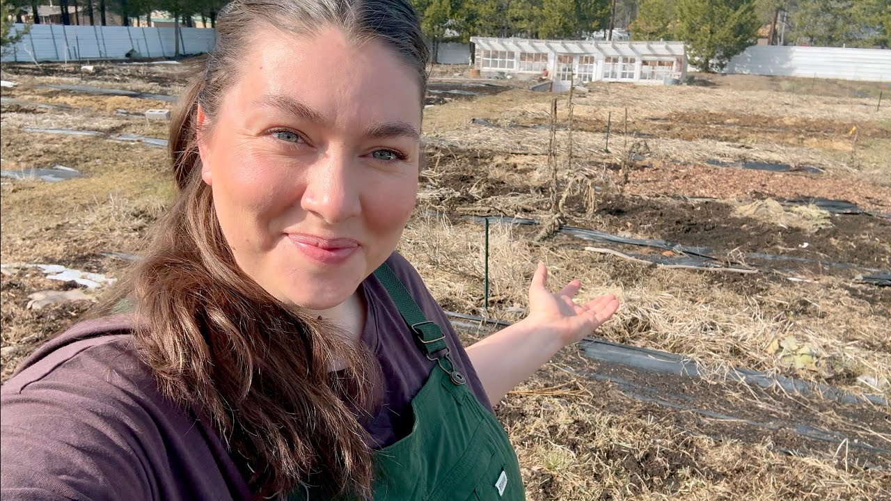 Snow is gone, time to get to get back to work in the garden! (cover ...