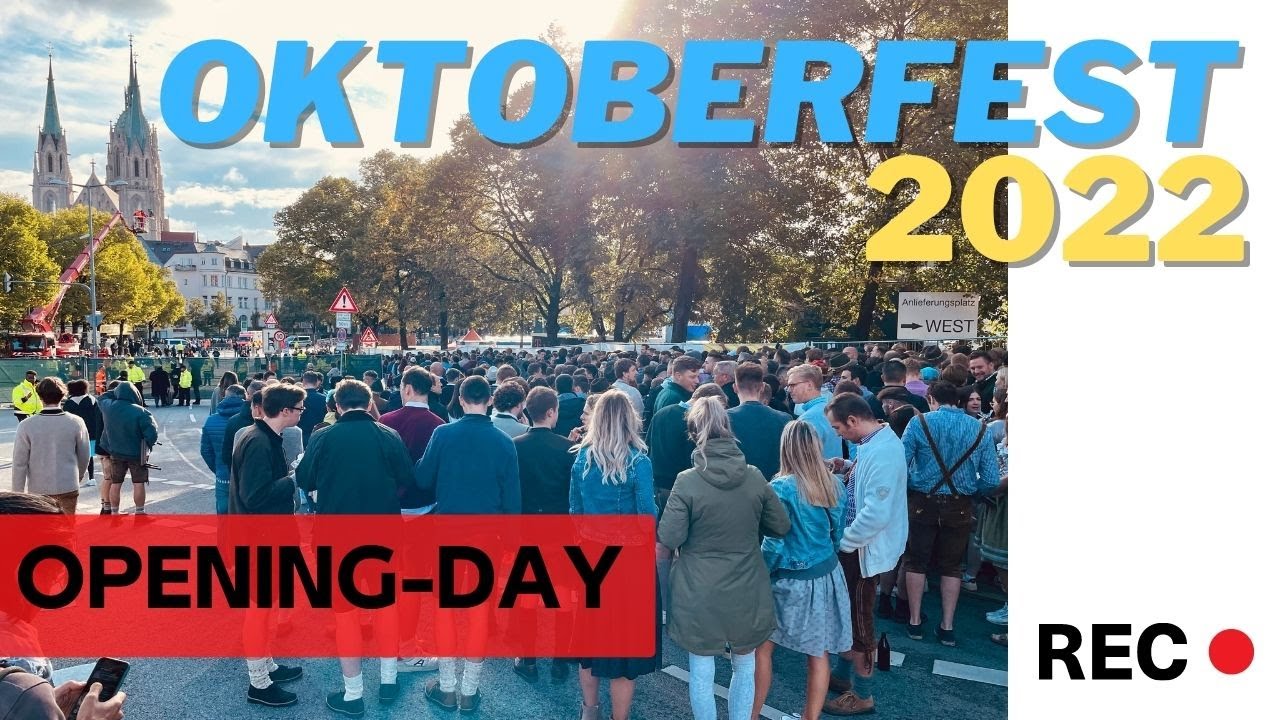 Oktoberfest 2022 live: Opening-Day – Impressions at the Main-Entrance ...