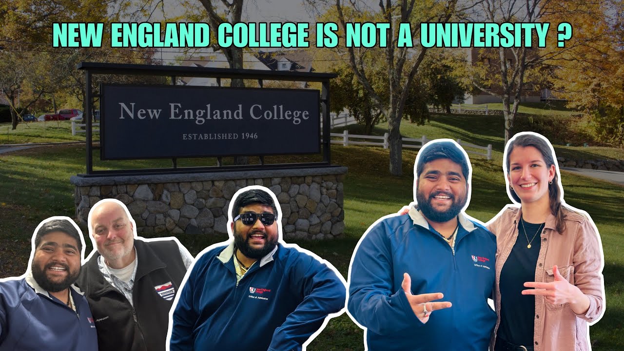 KNOW EVERYTHING 😄 ABOUT NEW ENGLAND COLLEGE IN 14 MINS || USA STUDENT ...