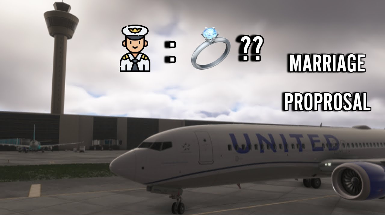 ATC Controller Proposes on Girlfriend's Flight | Best Airplane Marriage ...