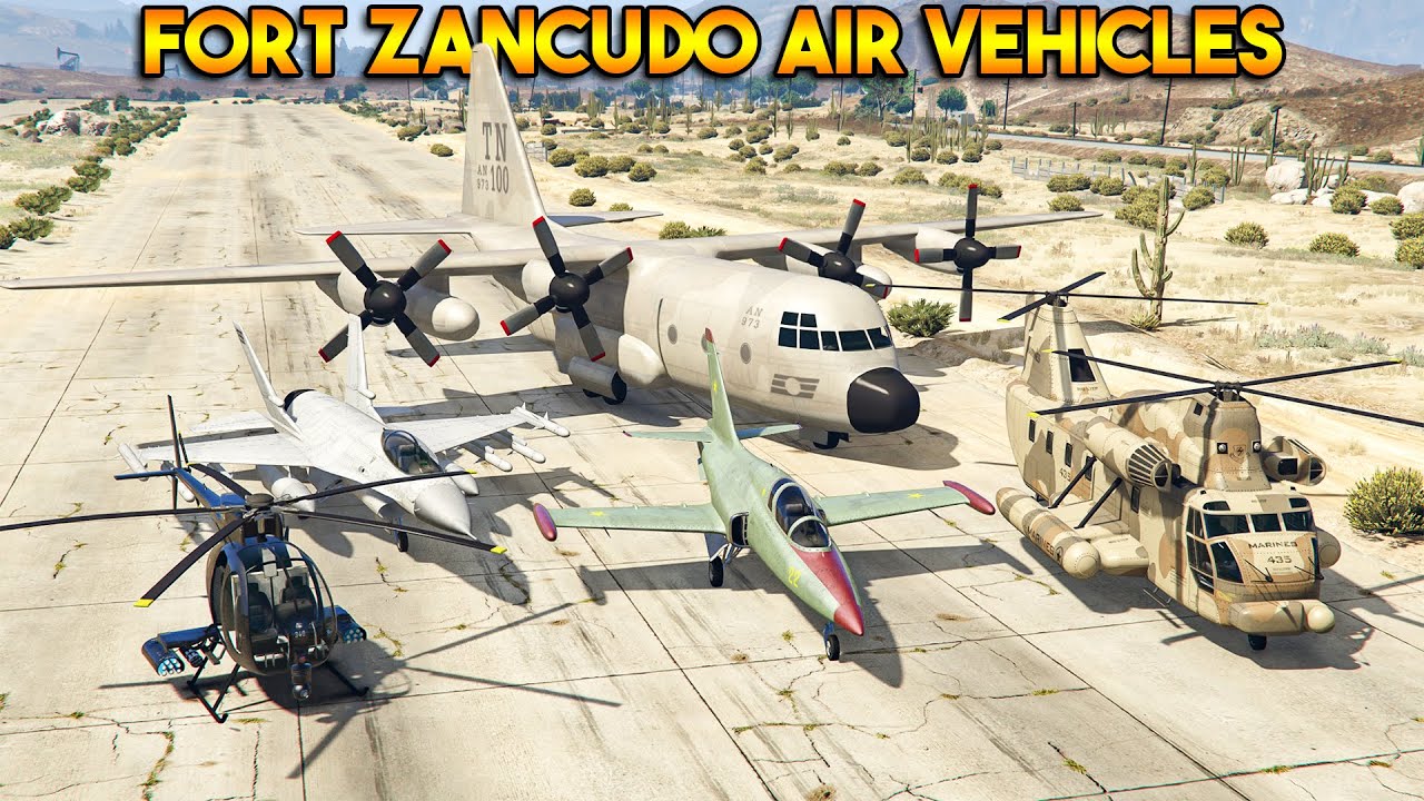 GTA 5 ONLINE : WHICH IS BEST FORT ZANCUDO AIR VEHICLE? - YouTube