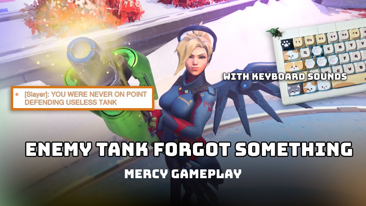 What Was The Enemy Tank Doing? ☆ Mercy Gameplay with keyboard ASMR ...
