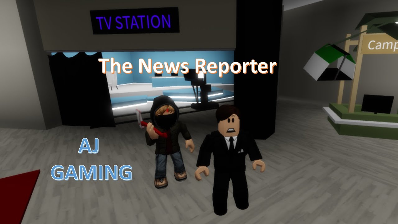 The News Reporter - AJ GAMING l A Roblox Brookhaven story - YouTube