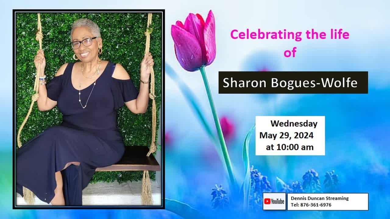 Celebrating the life of Sharon Bogues-Wolfe - YouTube