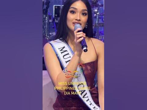 MISS UNIVERSE PHILIPPINES 2024-CAVITE/ DIA MATE #muph #cavite #philippines - YouTube