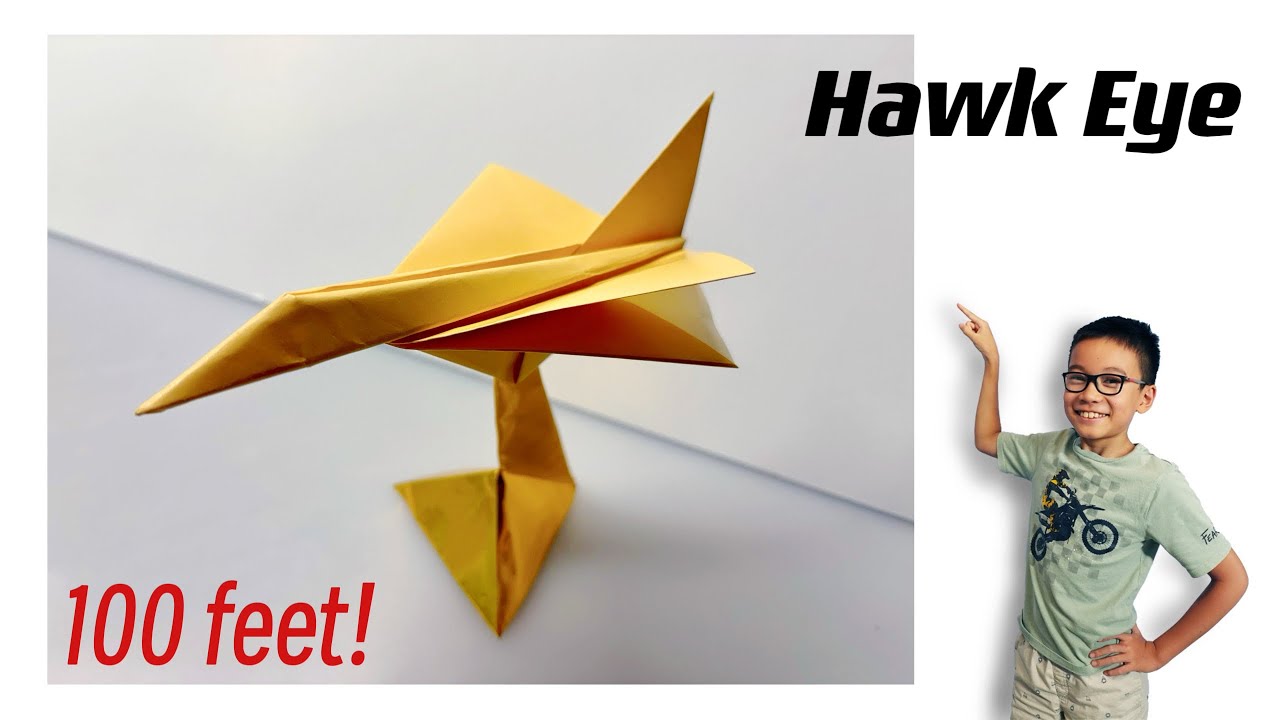 Origami Competition Winning Paper Airplane | 如何折飞的最远的纸飞机 - YouTube