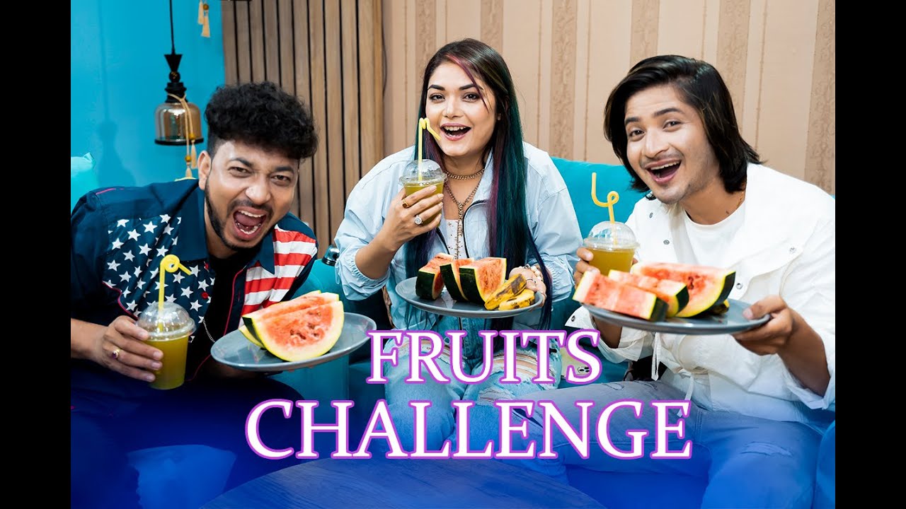 FRUITS CHALLENGE with Pratap Das , Prabisha Adhikari & Utsav Rasaili || Bibek Gajmer || - YouTube