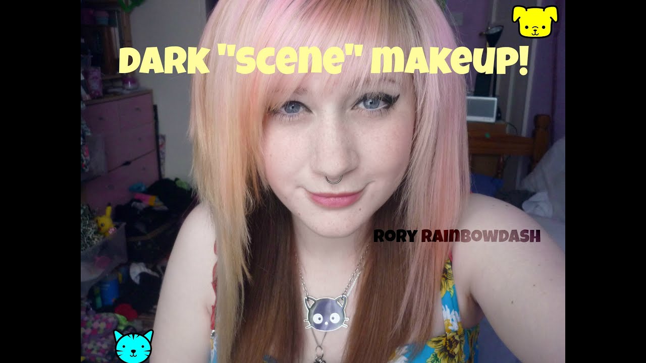 Dark everyday "scene" makeup tutorial - YouTube
