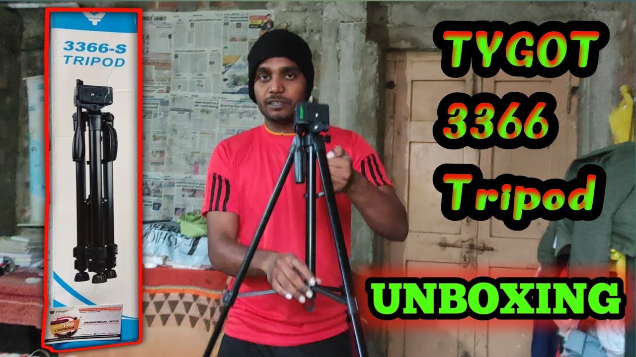 🔥TYGOT 3366 Tripod UNBOXING #viral - YouTube