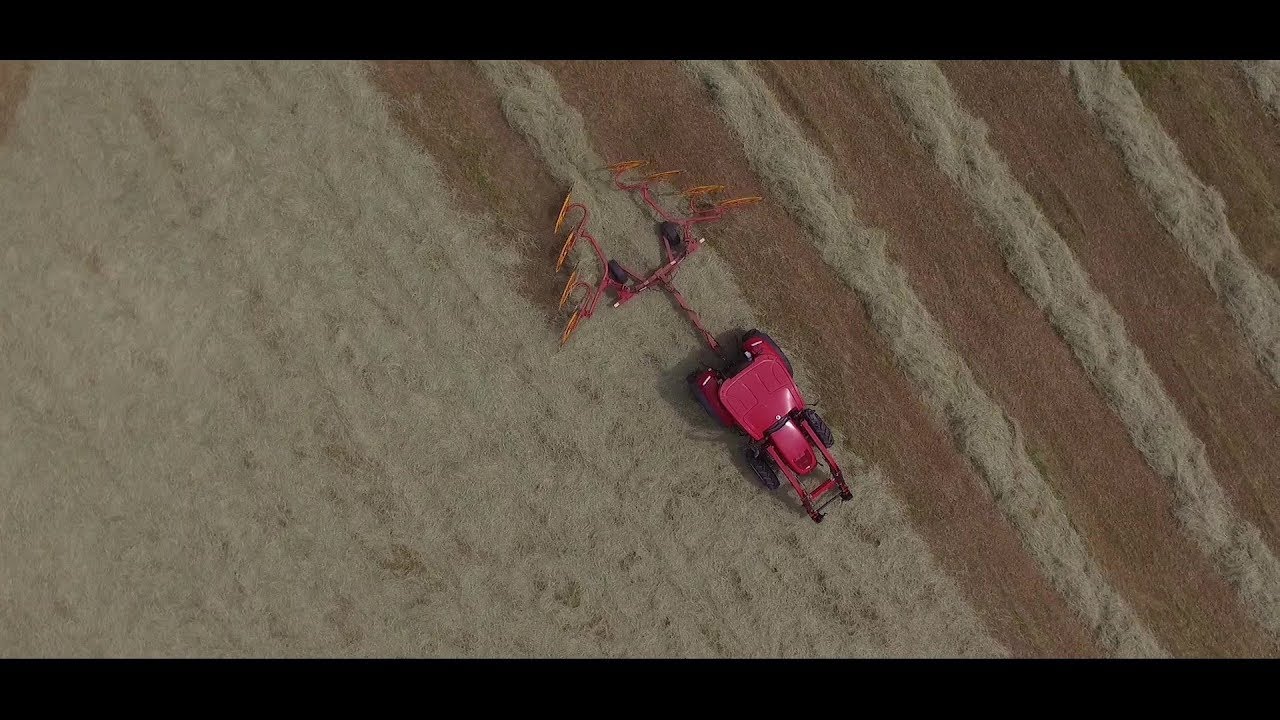 Baling Hay Drone Video - Kris Ausburn - Adobe Ranch - YouTube