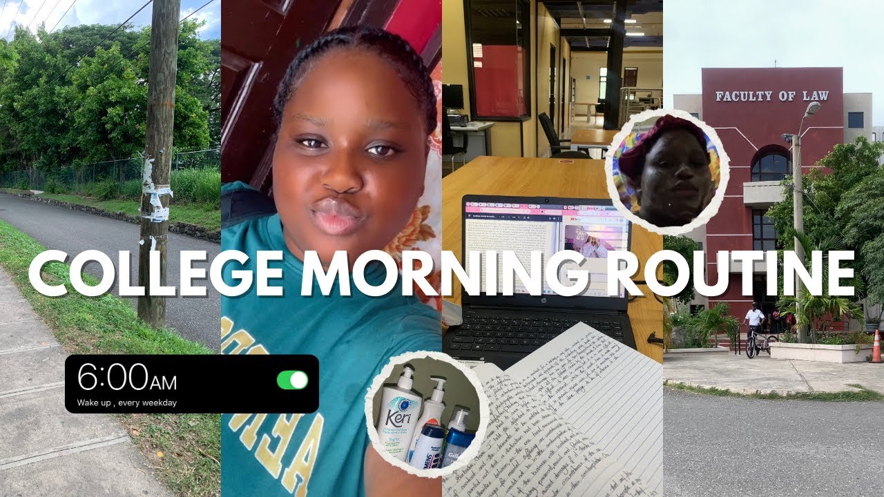 6AM *Realistic* COLLEGE MORNING ROUTINE 🧖‍♀️ | healthy habits ...