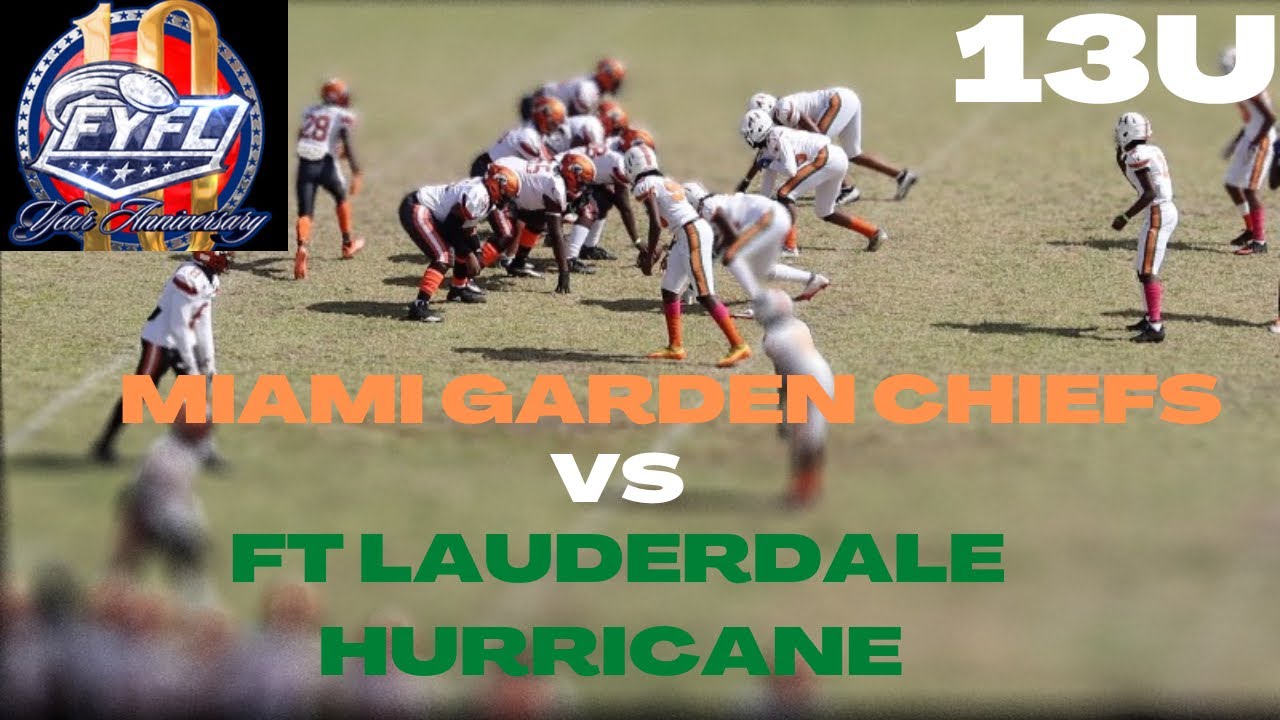 🔥13U ACTION FYFL PLAYOFFS #1 13U MIAMI GARDENS CHIEFS (GOLDEN ARMY)305 ...